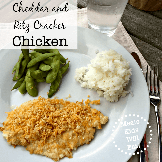 Ritz Cracker Cheddar Chicken