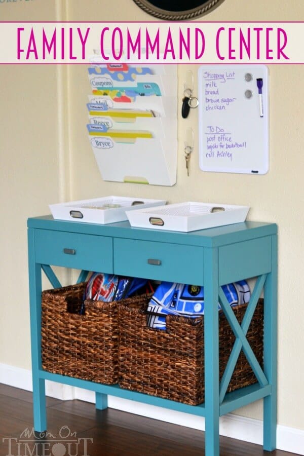 15 Fantastic Command Centers to Help Busy Moms Stay Organized! - MomOf6